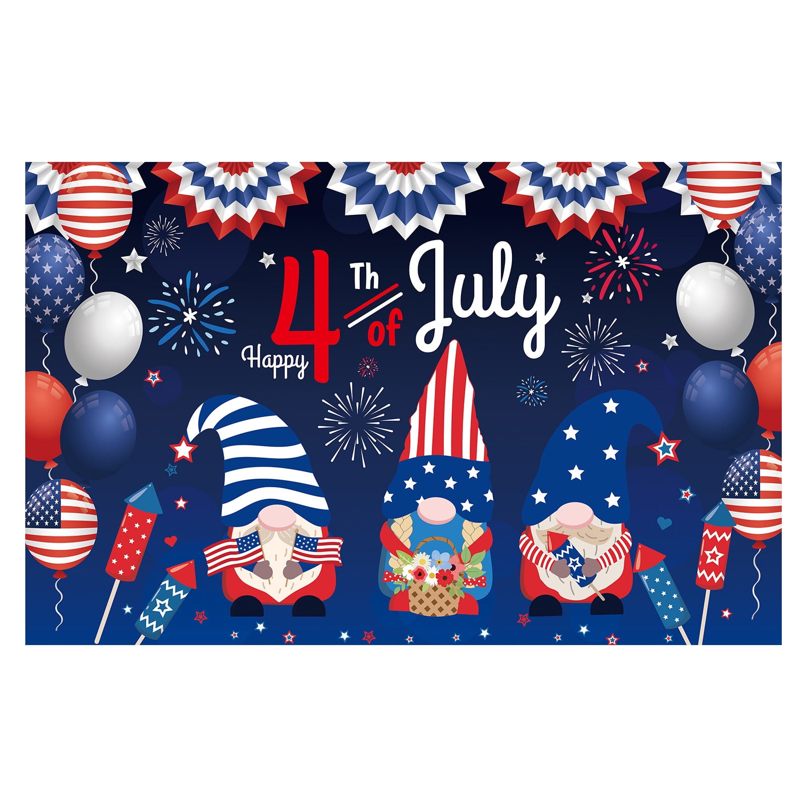 Independence Day Backdrop Happy 4th of July Photography Background Red ...