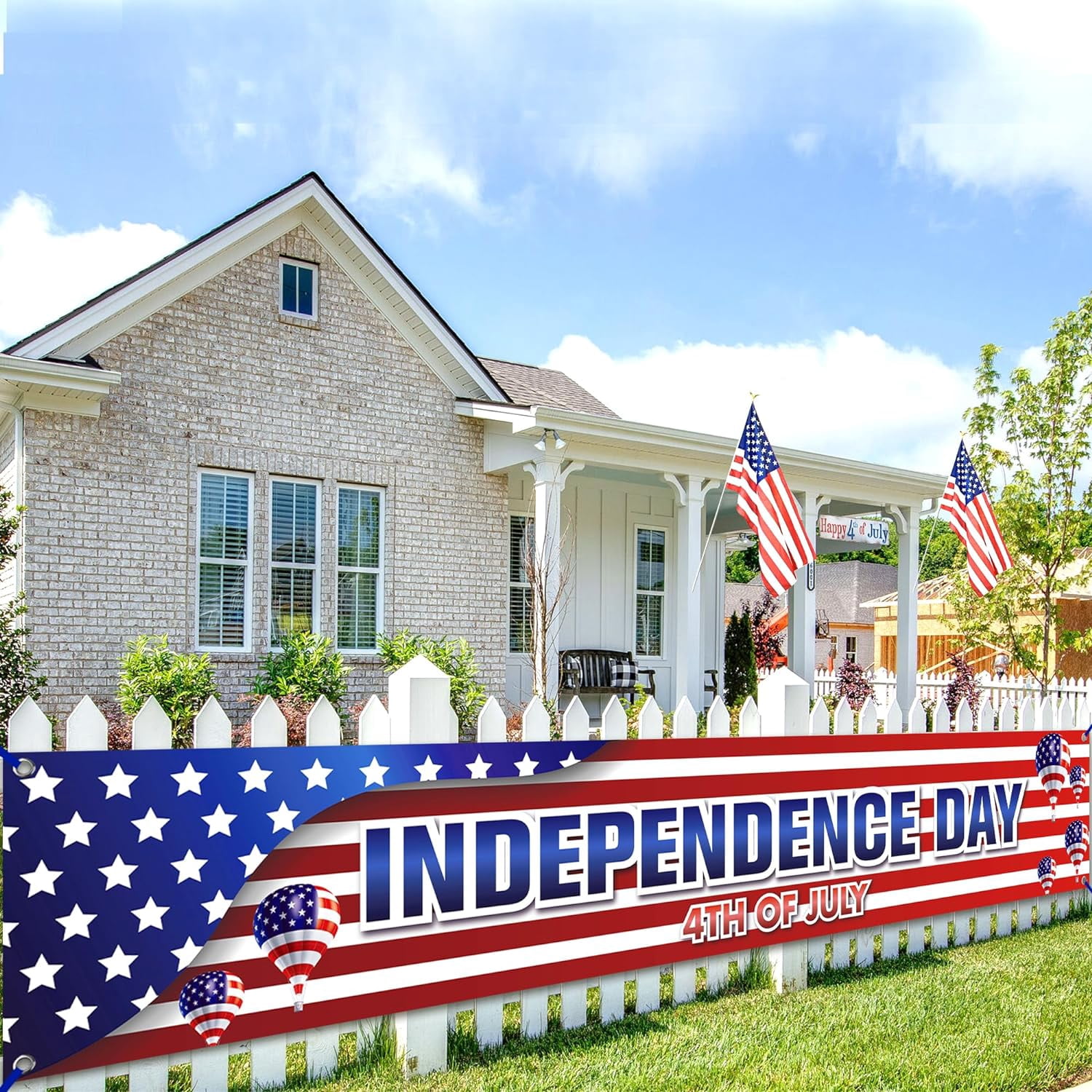 Independence Day Banner, 4th Of July Banners for Outside, 4th Of July ...