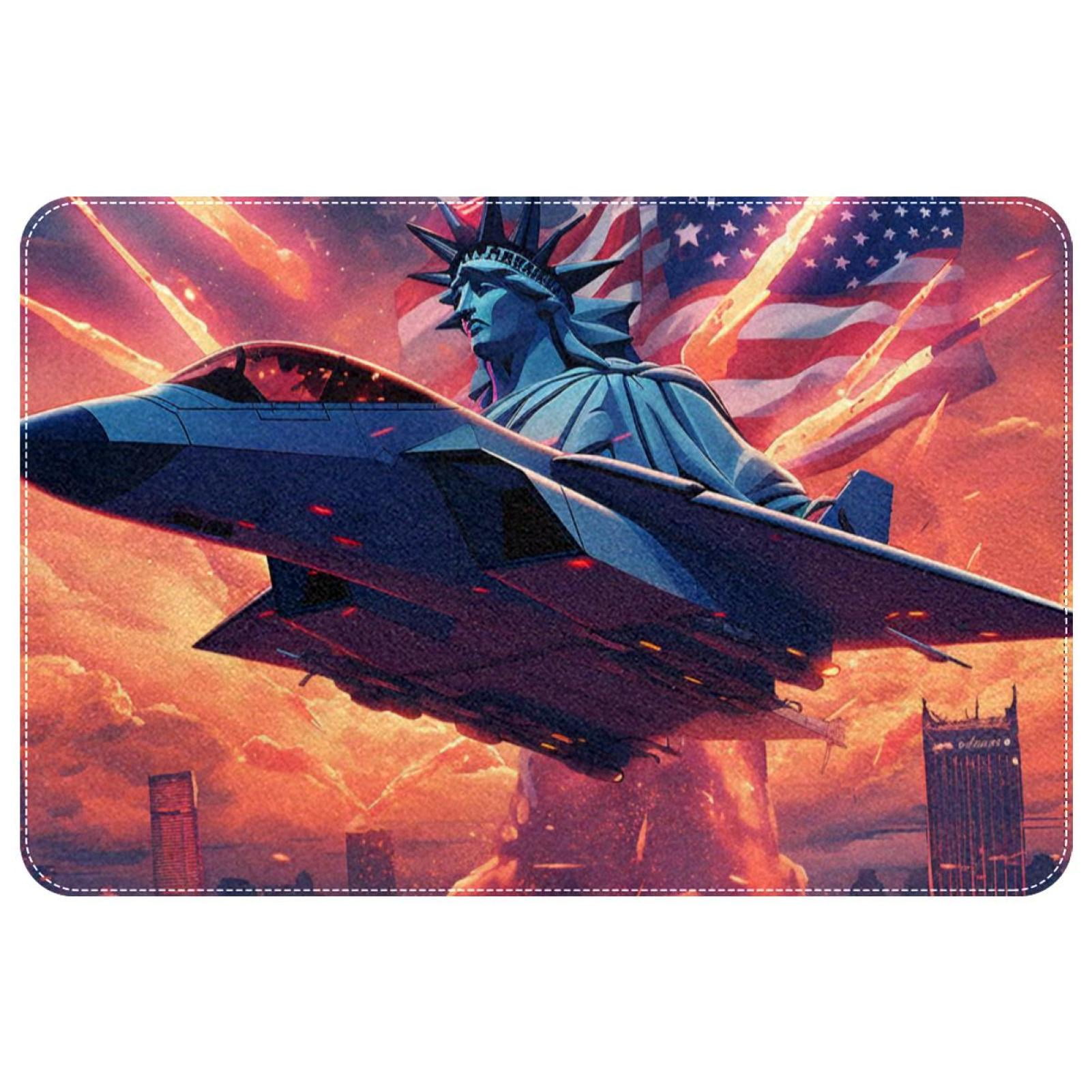 Independence Day Bomber High-Quality Right Angle Floor Mat with Memory ...