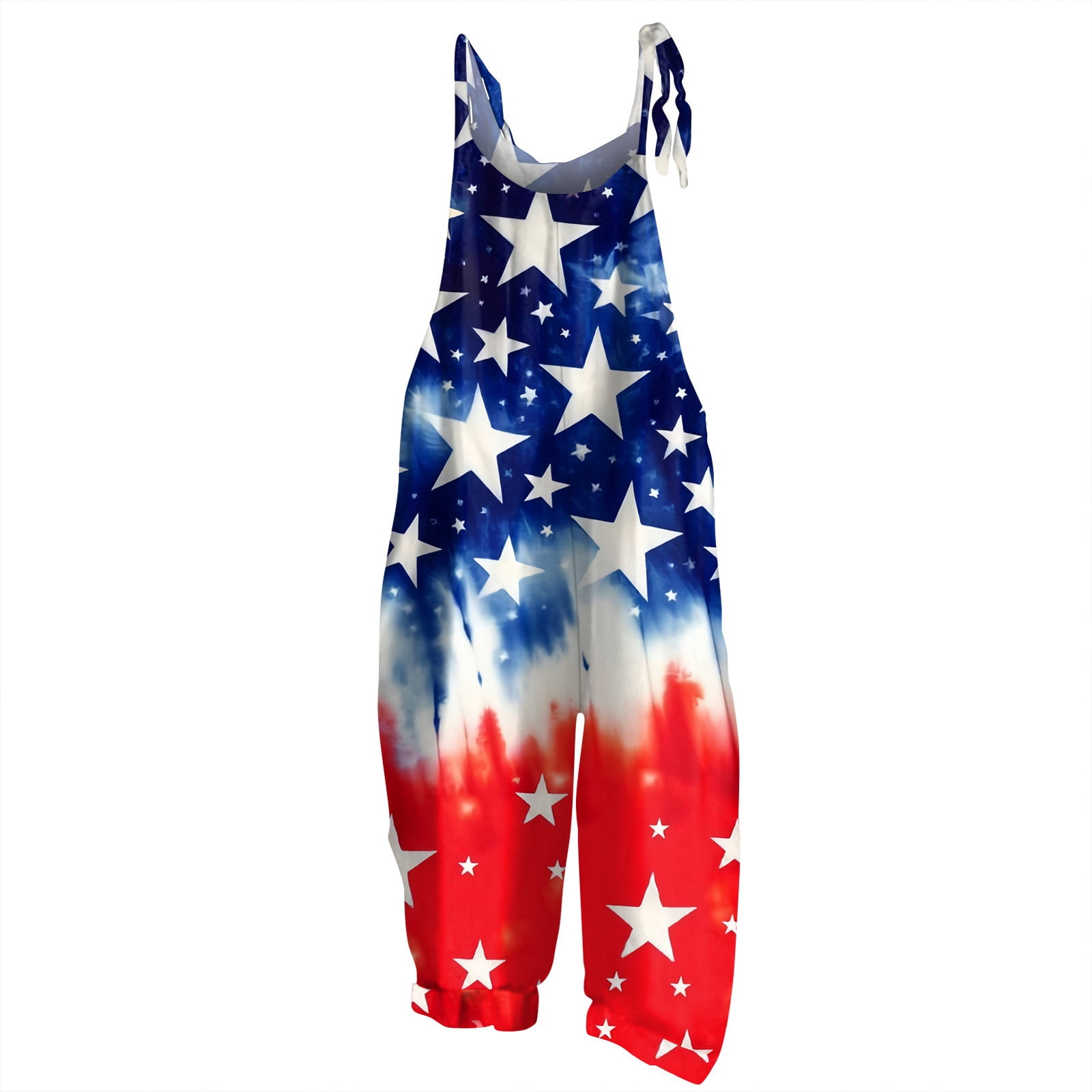 Independence Day Clothes Usa Flag Jumpsuit Spaghetti Strap Jumpsuits ...