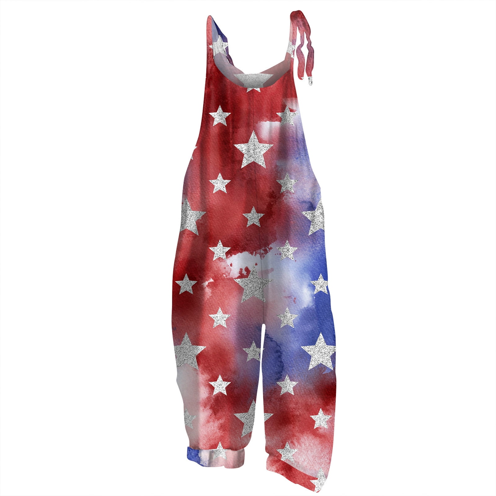 Independence Day Clothes for Woman Independence Day Jumpsuits Wide Leg ...