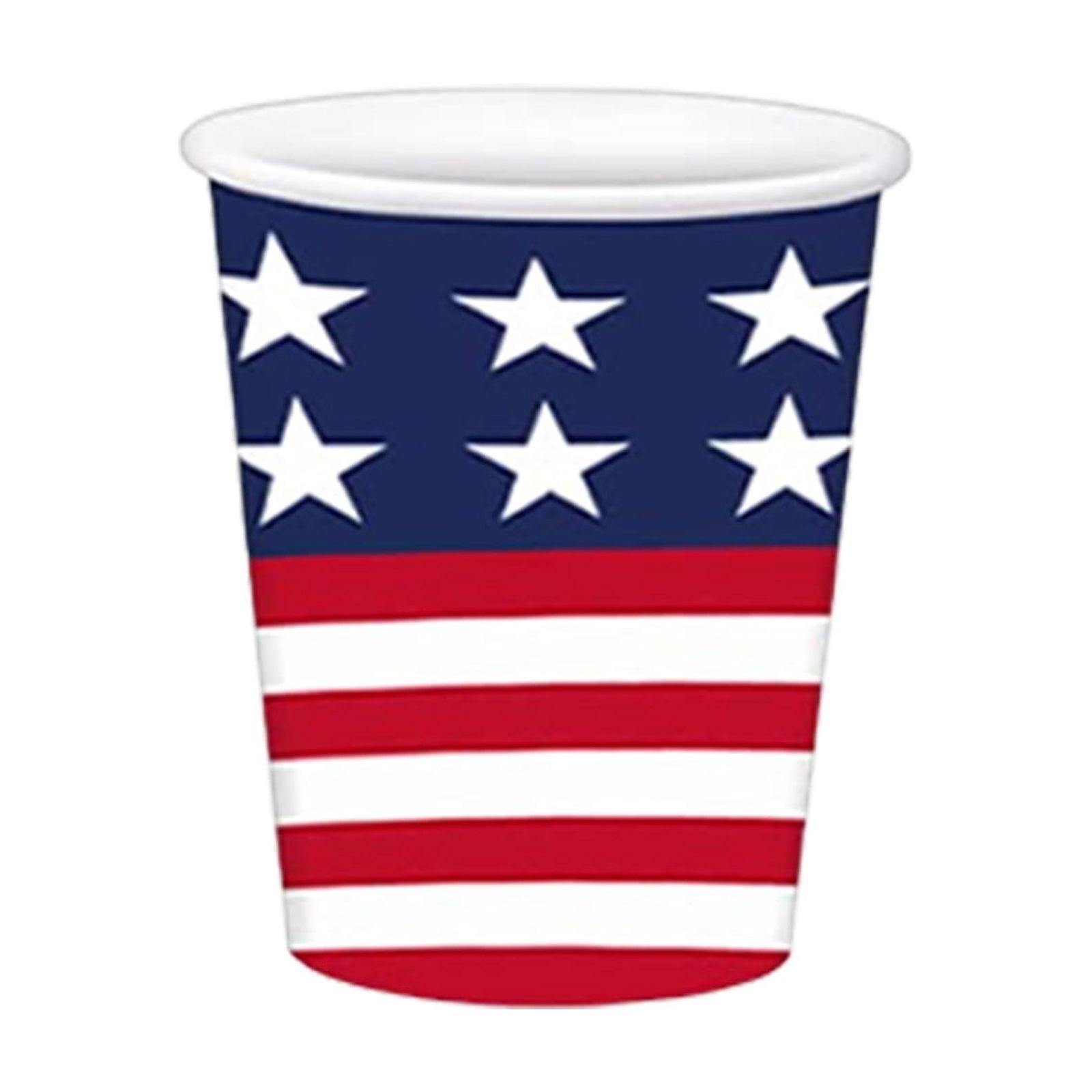 Independence Day Cups 24PC Patriotic Independence Day Decor 32*9cm 2025 ...