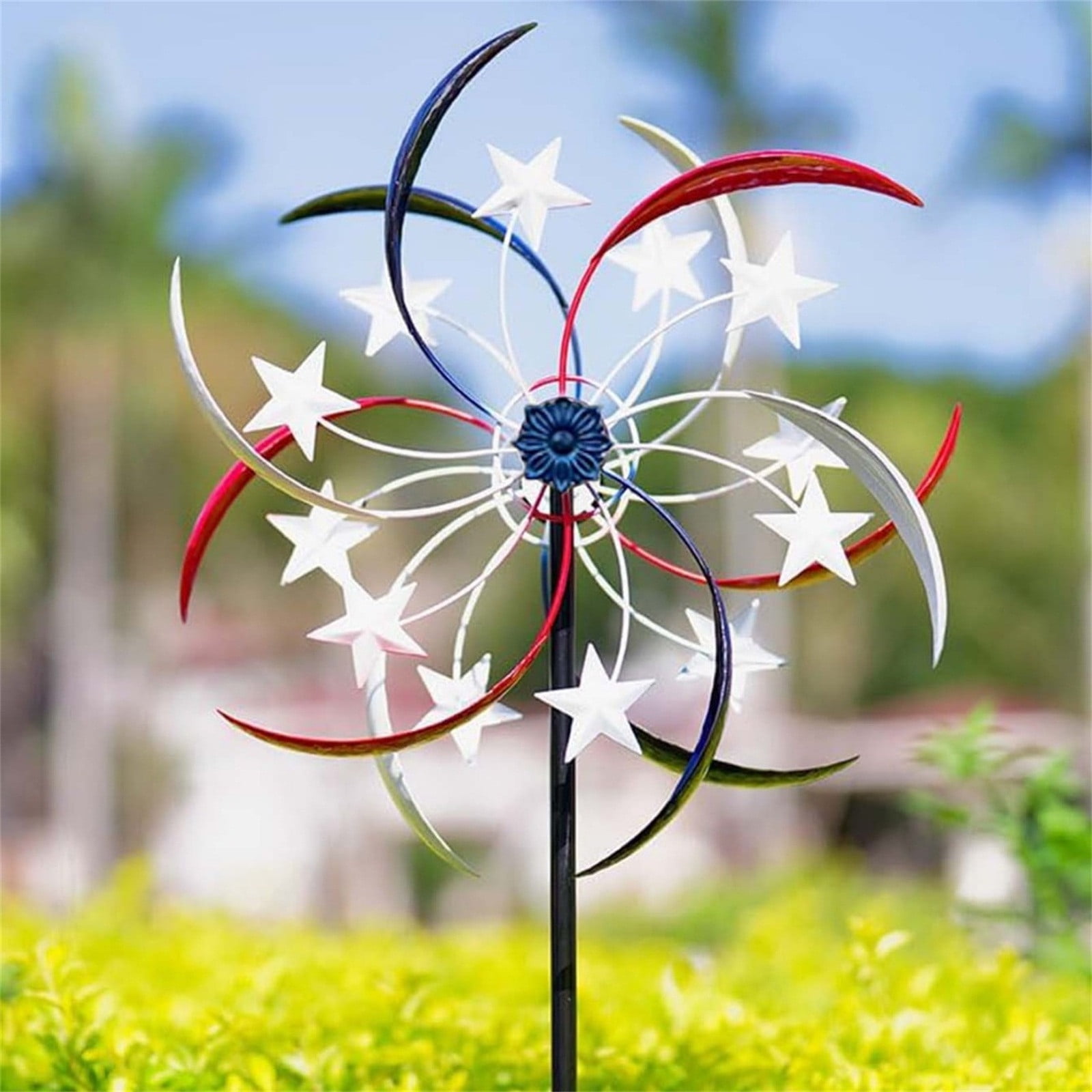 Independence Day Decor Wind Spinners, 64 Inch Tall Wind Spinners ...
