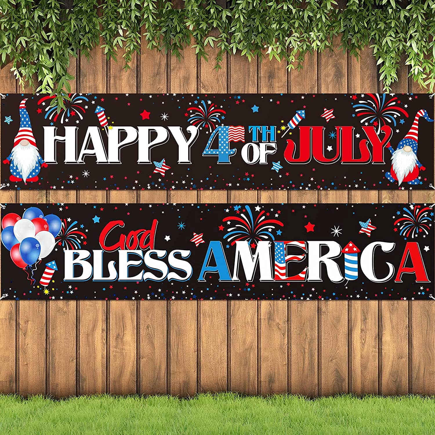 Independence Day Decoration Banner Patriotic Banner Happy 4th of July ...