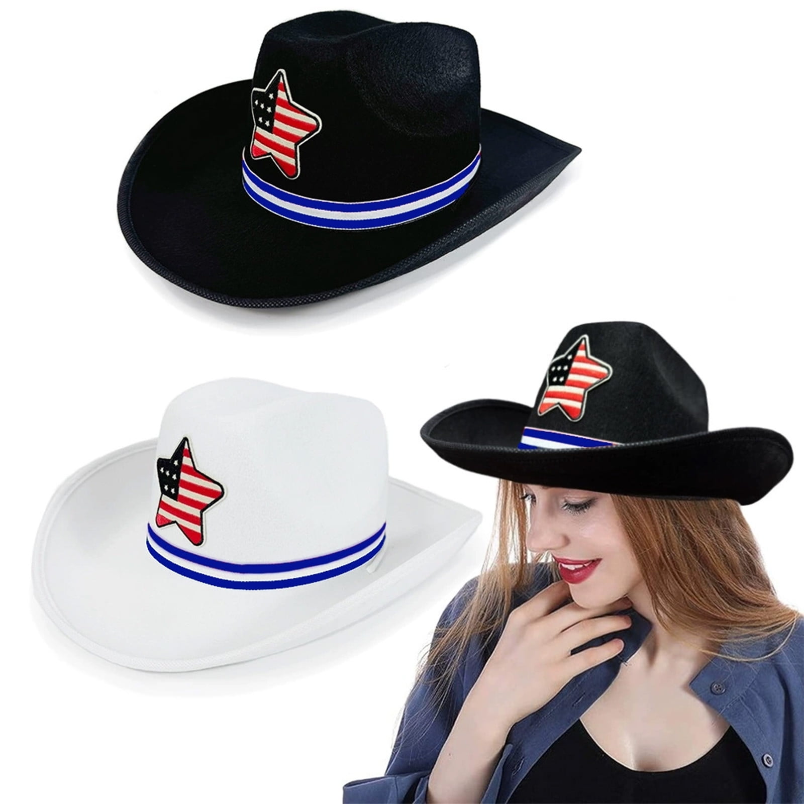 Independence Day Decorations, Independence Day Ribbon Cowboy Hat Party ...