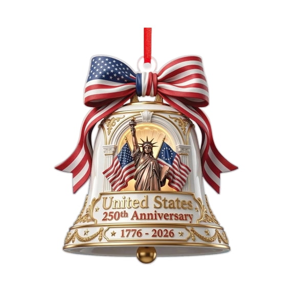 Independence Day Decorations USA Anniversary 2D Acrylic Hanging Pendant ...