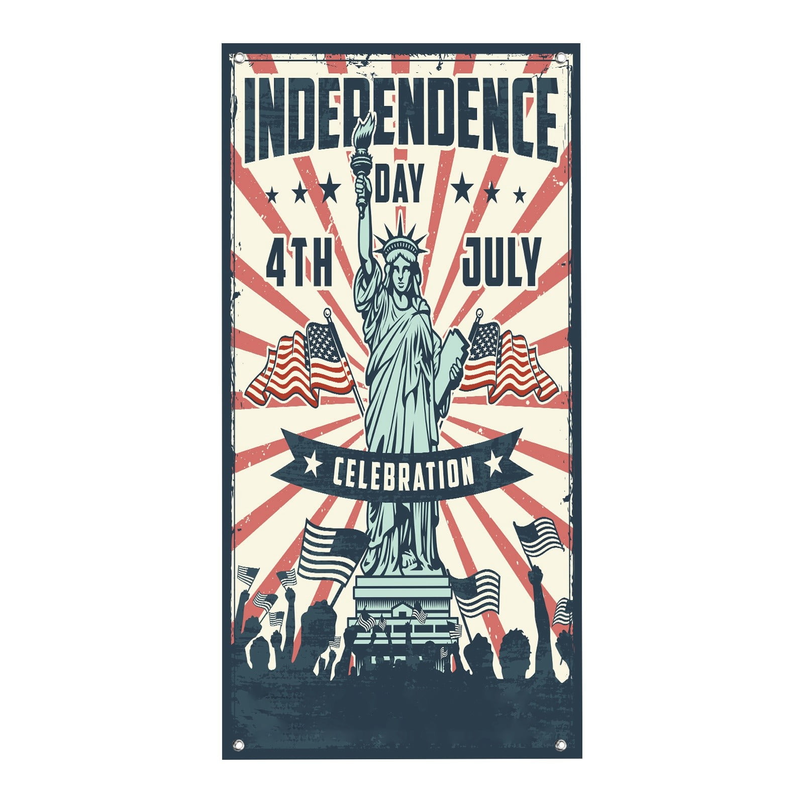 Independence Day Door Frame - 90x200cm, Patriotic Decor, Indoor/Outdoor ...