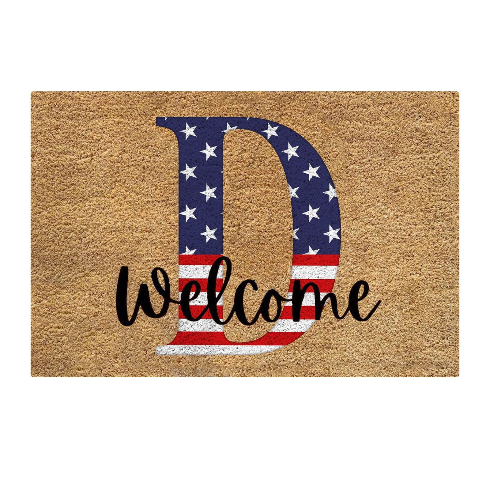 Independence Day Door Mat Indoor Entrance Patriotic 2025 Floor Mats ...