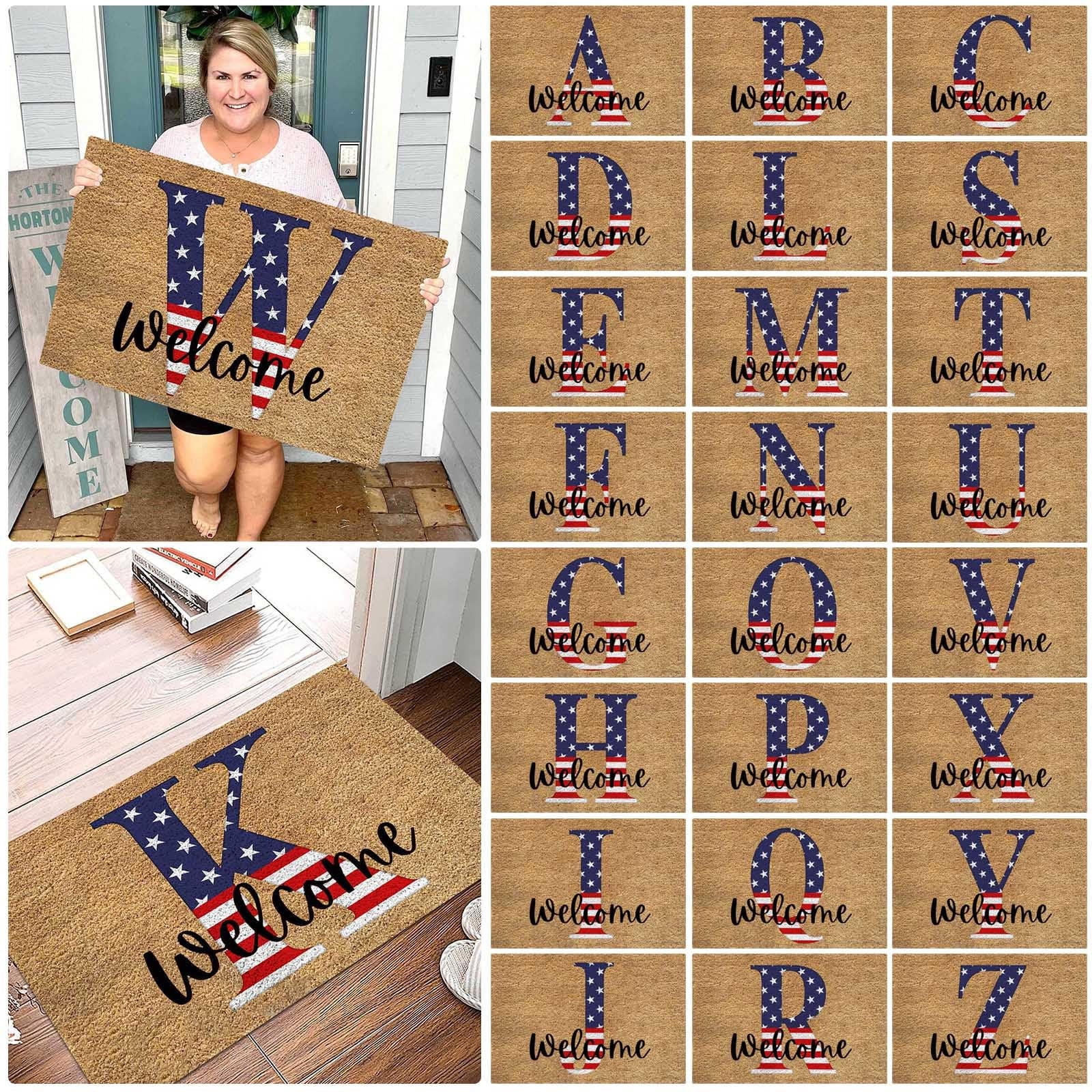 Independence Day Door Mat Indoor Entrance Patriotic 2025 Floor Mats ...