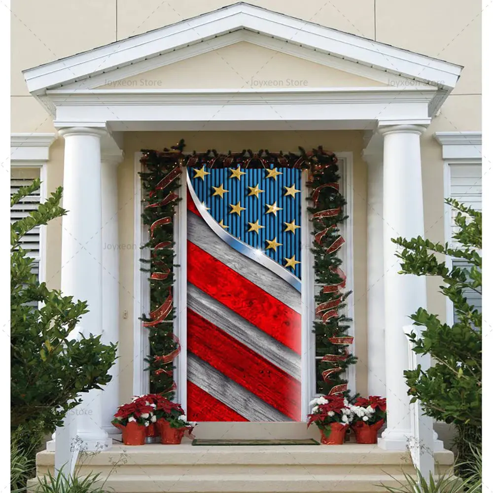 Independence Day Door Stickers Symbolize Freedom Poster PVC Waterproof ...