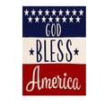 Independence Day Double Sided Linen Garden Flag Outdoor Yard Decorative ...