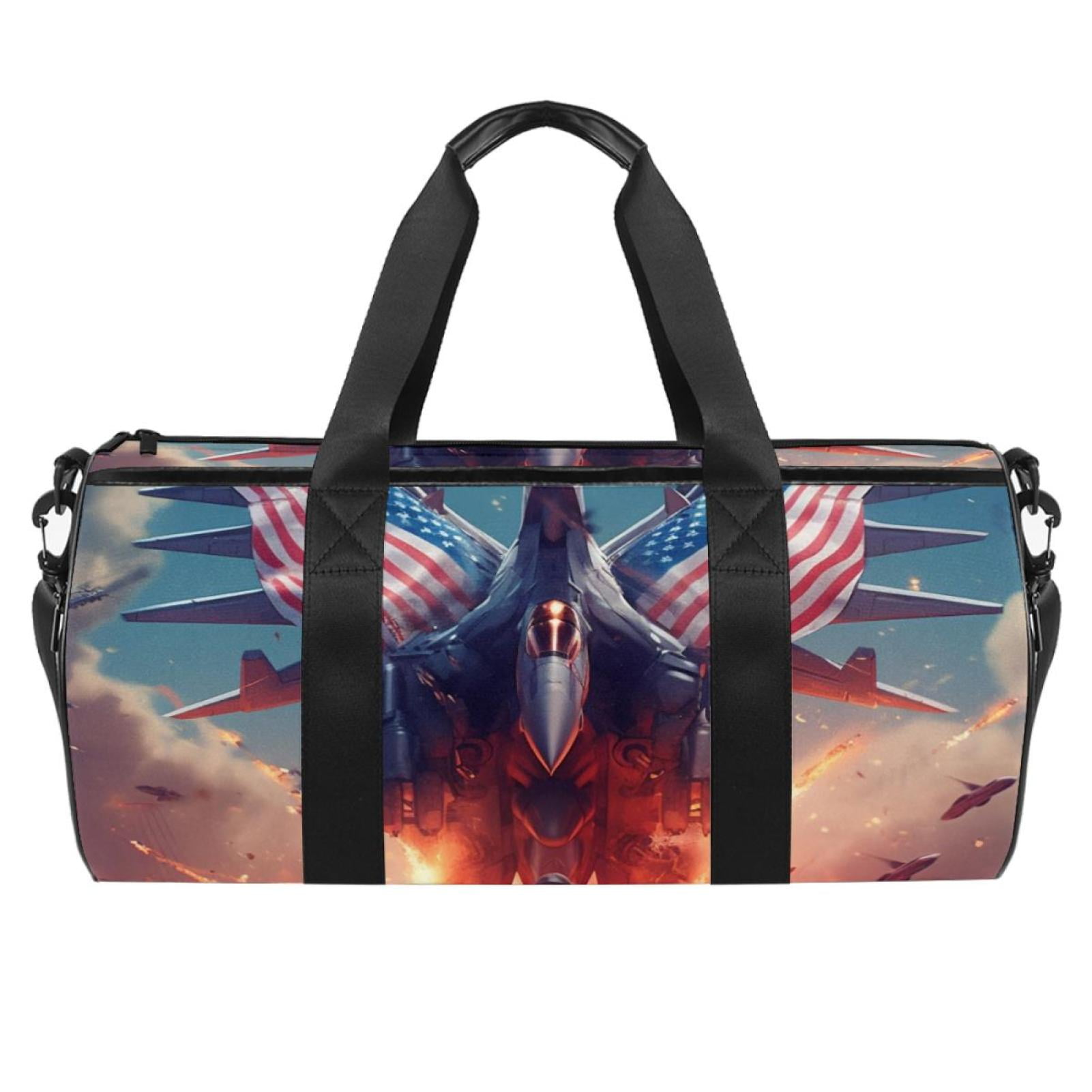 Independence Day Duffle Soccer Bag: 17.7" Sports Travel Tote with ...