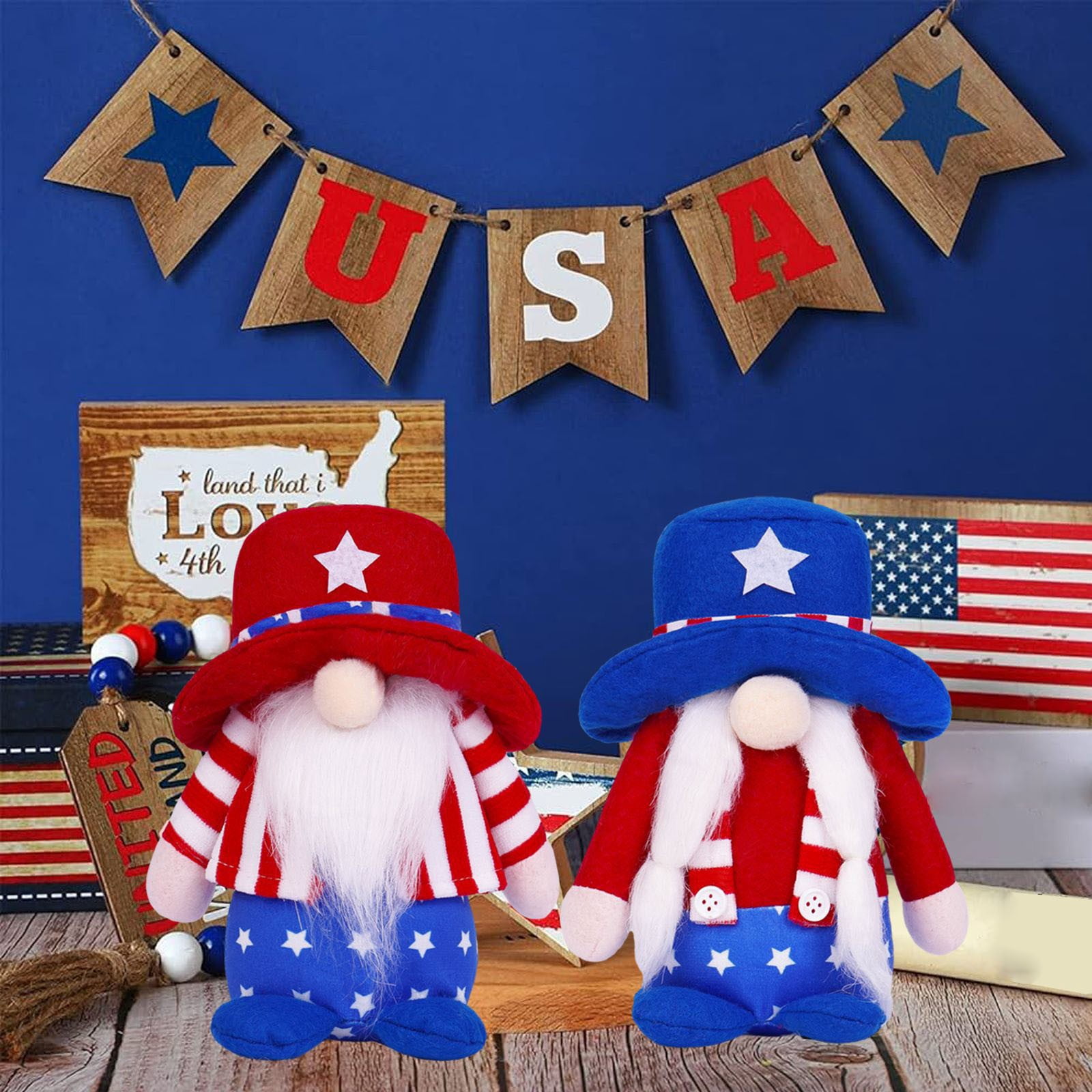Independence Day Faceless Dwarf Doll, Stuffed Animals Plush Toys, Plush ...