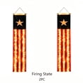 Independence Day Flag Decoration, LED Star Hanging Flag, Outdoor ...