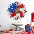 Independence Day Flag Wreath Day Holiday Decoration Scene Setup Door ...
