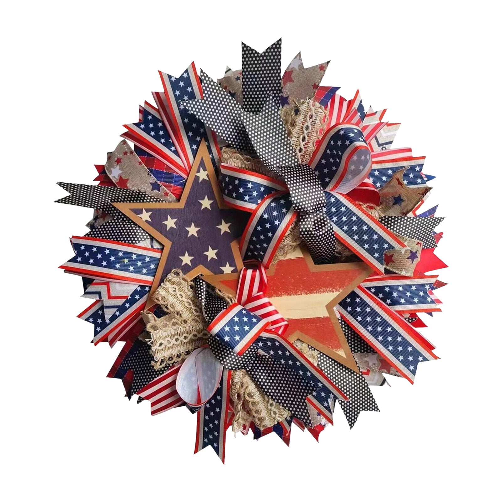 Independence Day Flag Wreath National Day Family Party Decoration Scene ...