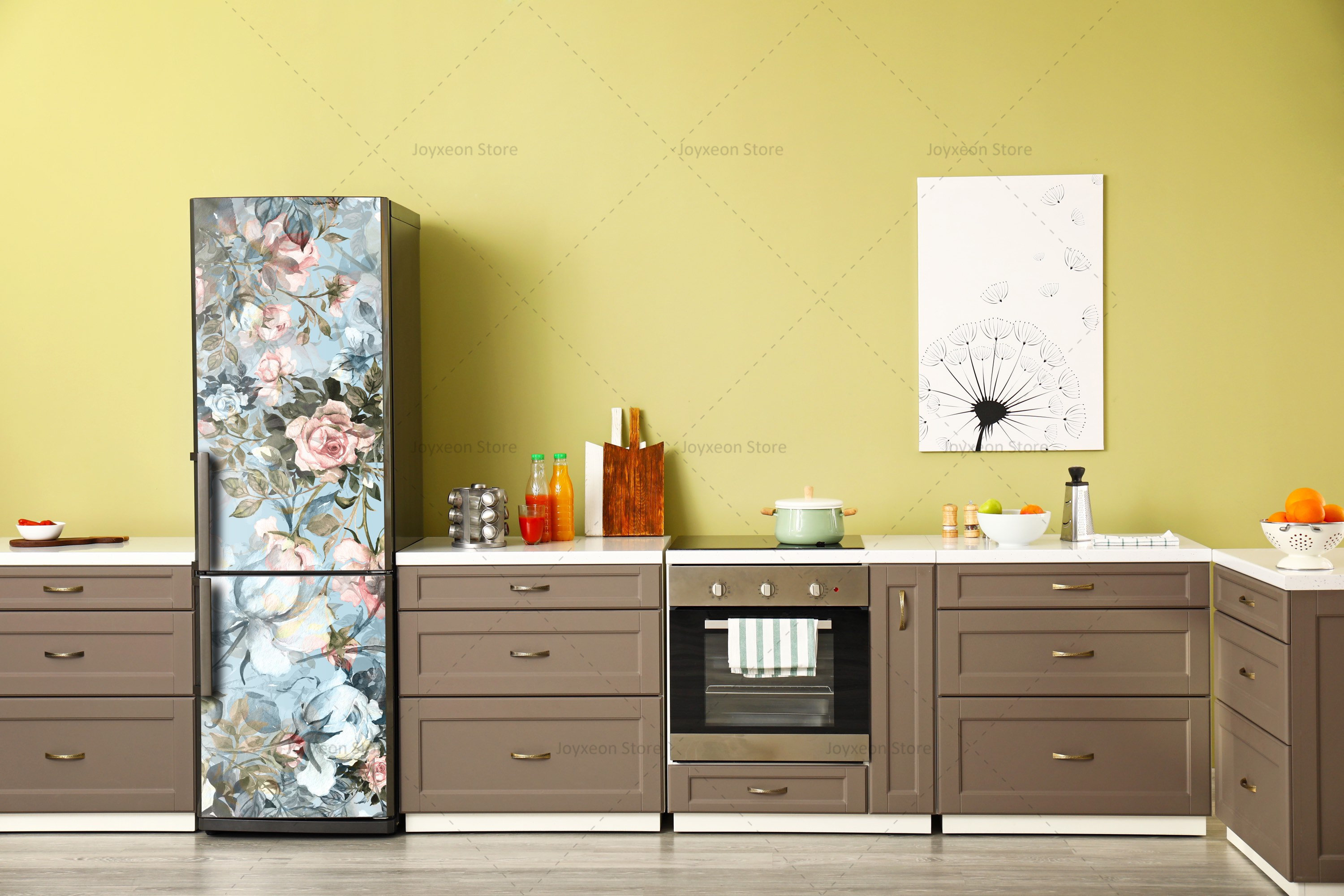 Independence Day Fridge Stickers Freedom Banner Poster Vinyl PVC ...