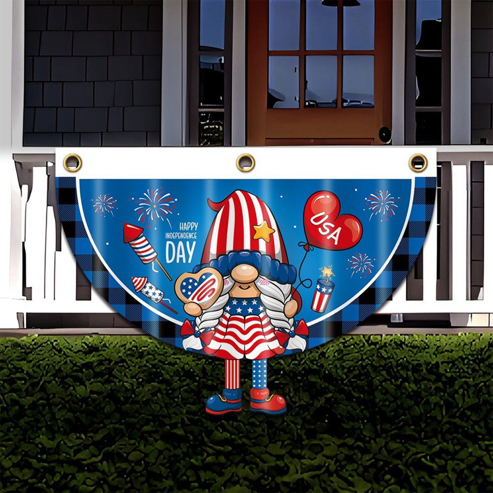 Independence Day Garden Flags Patriotic 2025 Yard Flags for Outside 45 ...