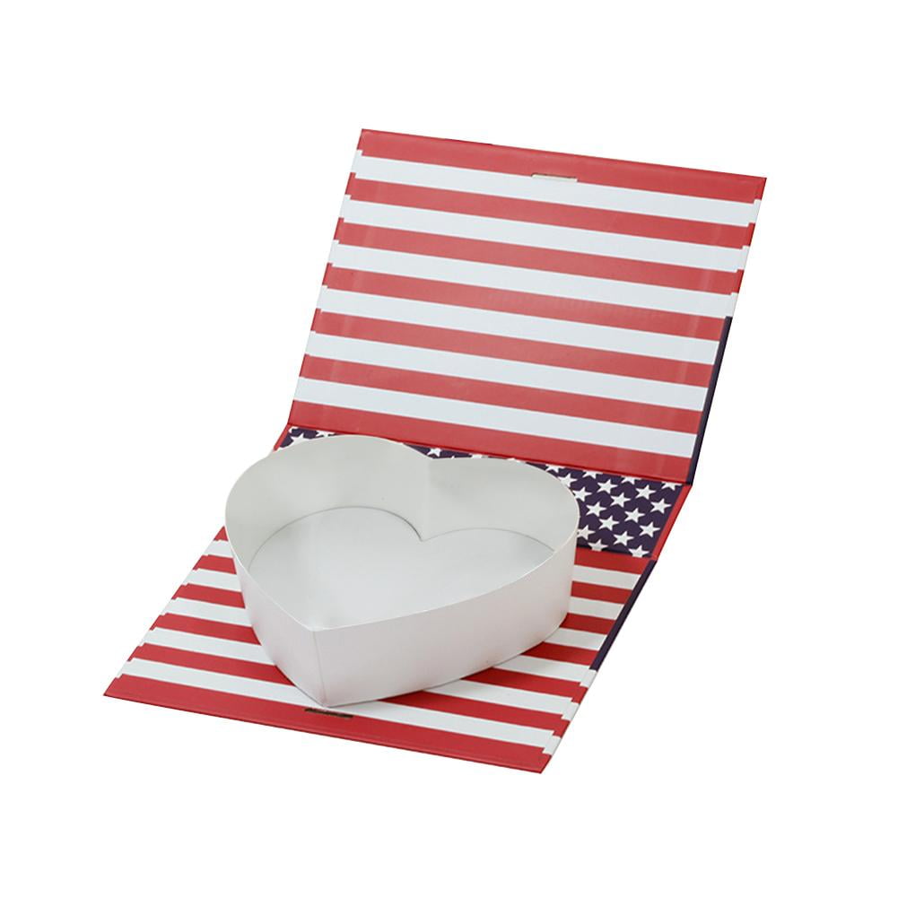 Independence Day Gift Packaging Idea Fillable Single Nic Shape Heart ...