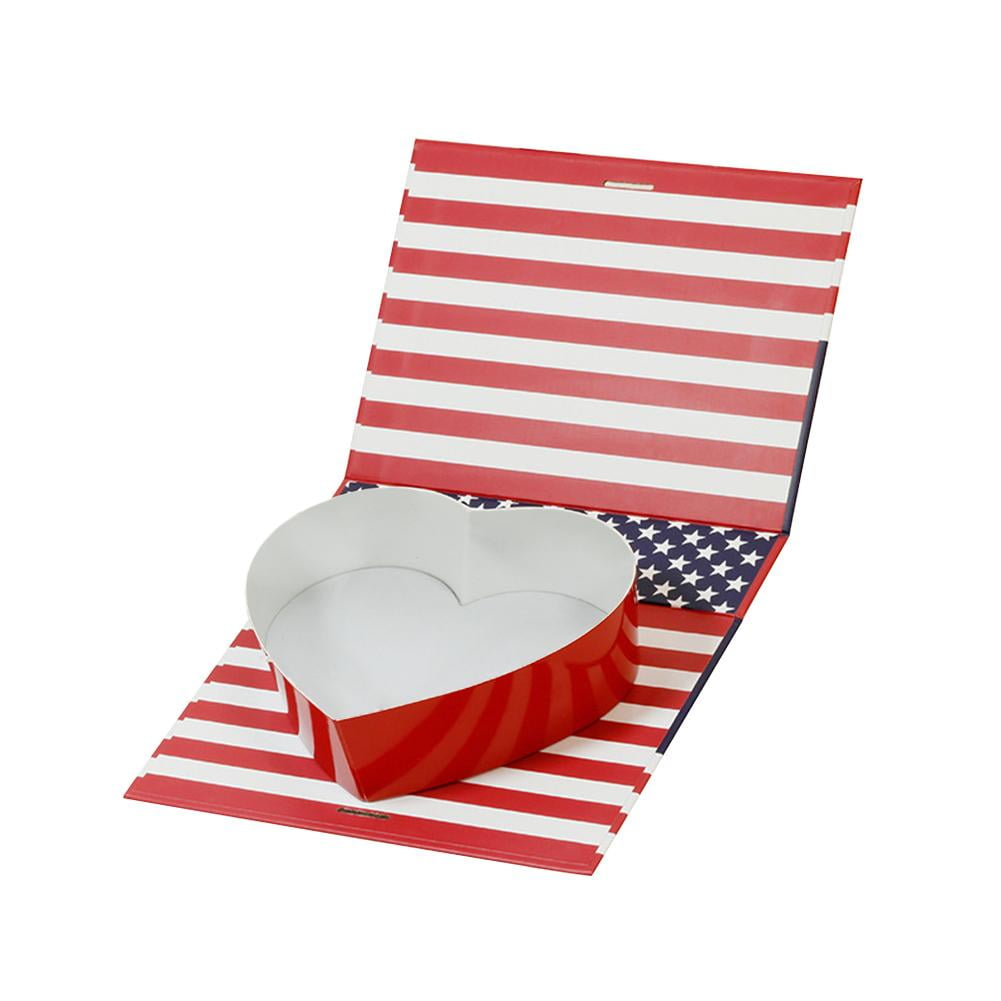 Independence Day Gift Packaging Idea Fillable Single Nic Shape Heart ...
