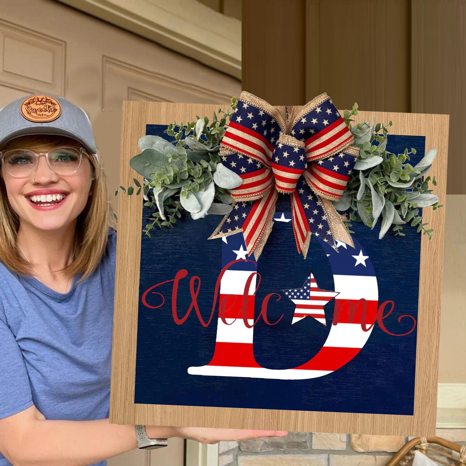Independence Day House Numbers A-Z D a - 2025 Patriotic Independence ...