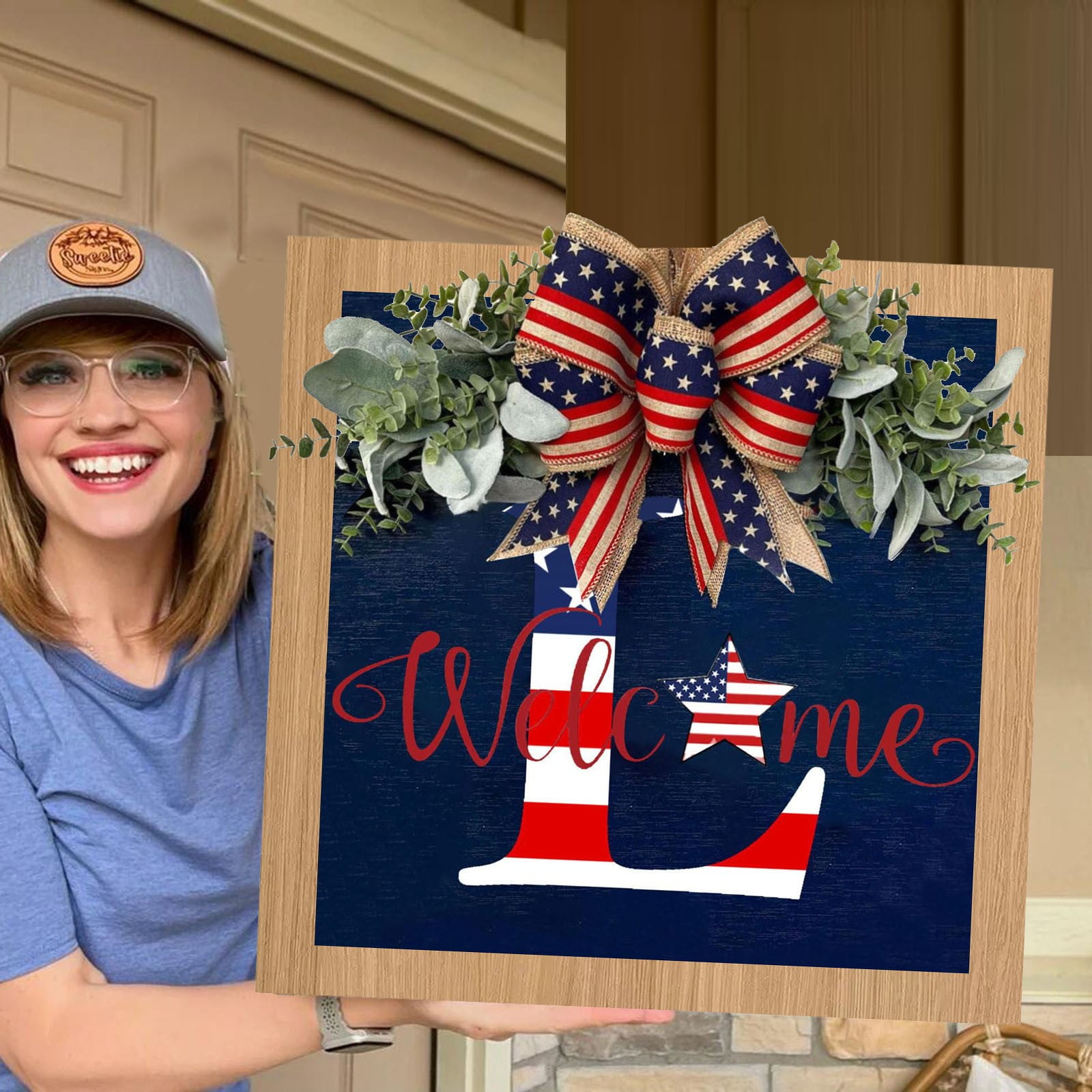 Independence Day House Numbers A-Z L a - 2025 Patriotic Independence ...
