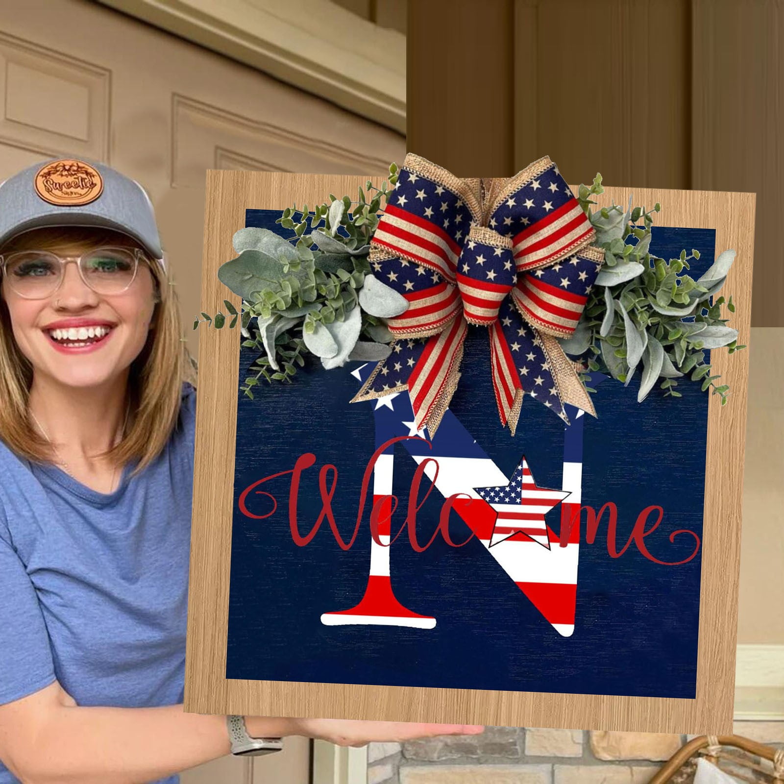 Independence Day House Numbers A-Z N a - 2025 Patriotic Independence ...