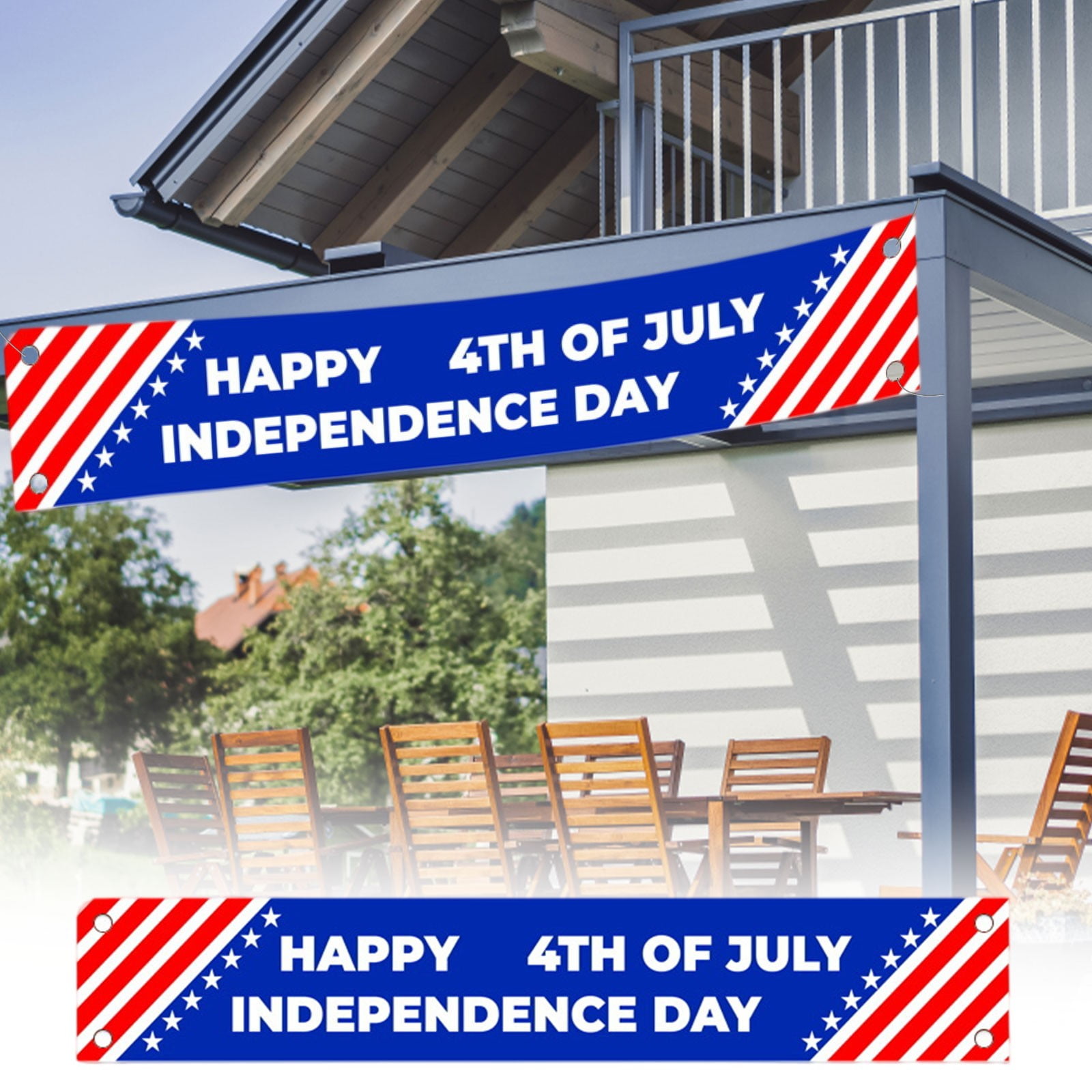 Independence Day Independence Day Banners 19.69Inch 2025 1PC 118.11Inch ...