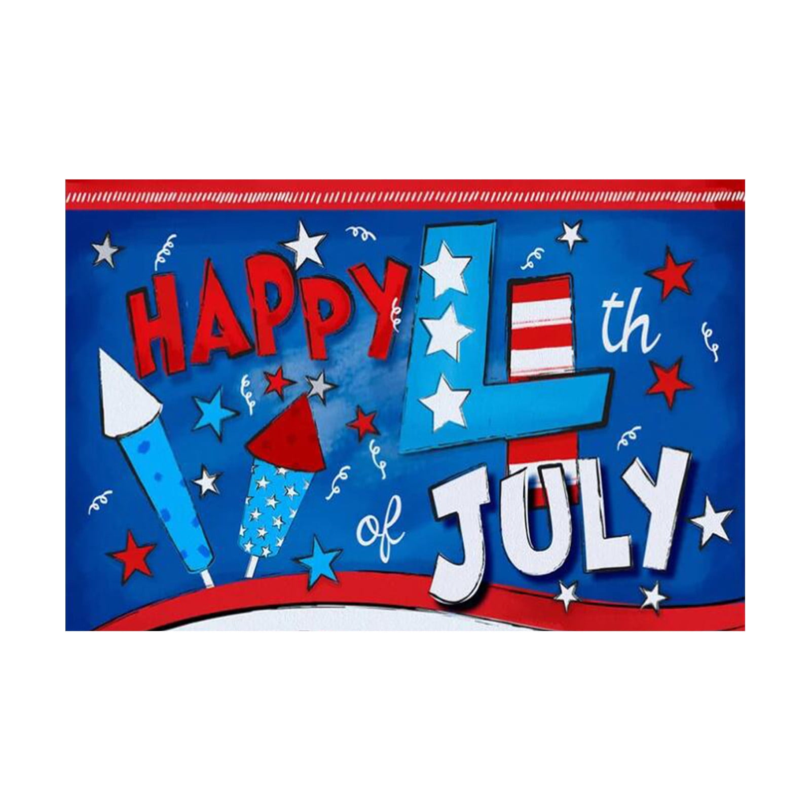 Independence Day Independence Day Door Mat Patriotic 2025 40X60cm 1PC ...