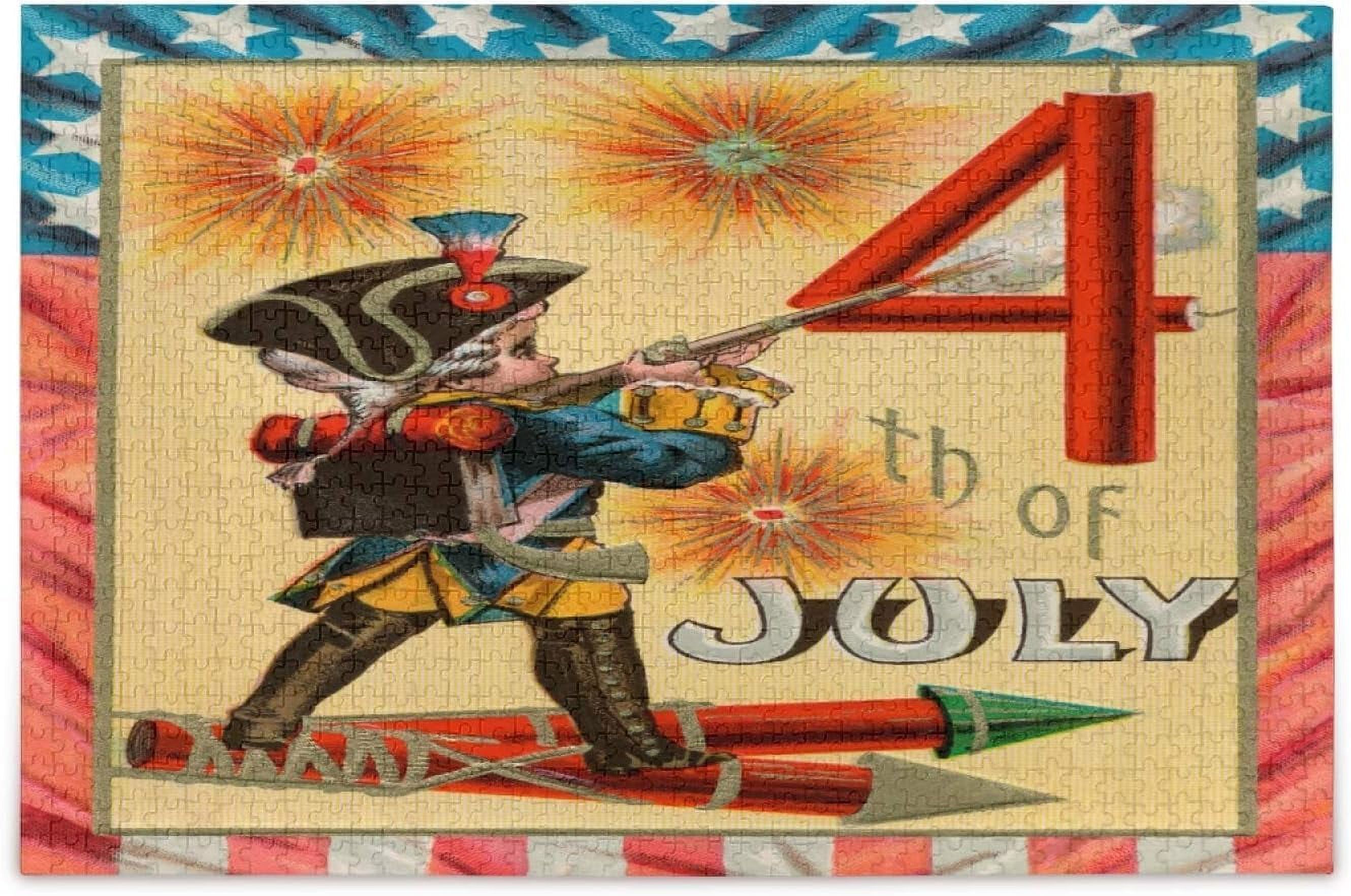 Independence Day Jigsaw Puzzles 1000 Pieces 4th of July Holiday Fun ...