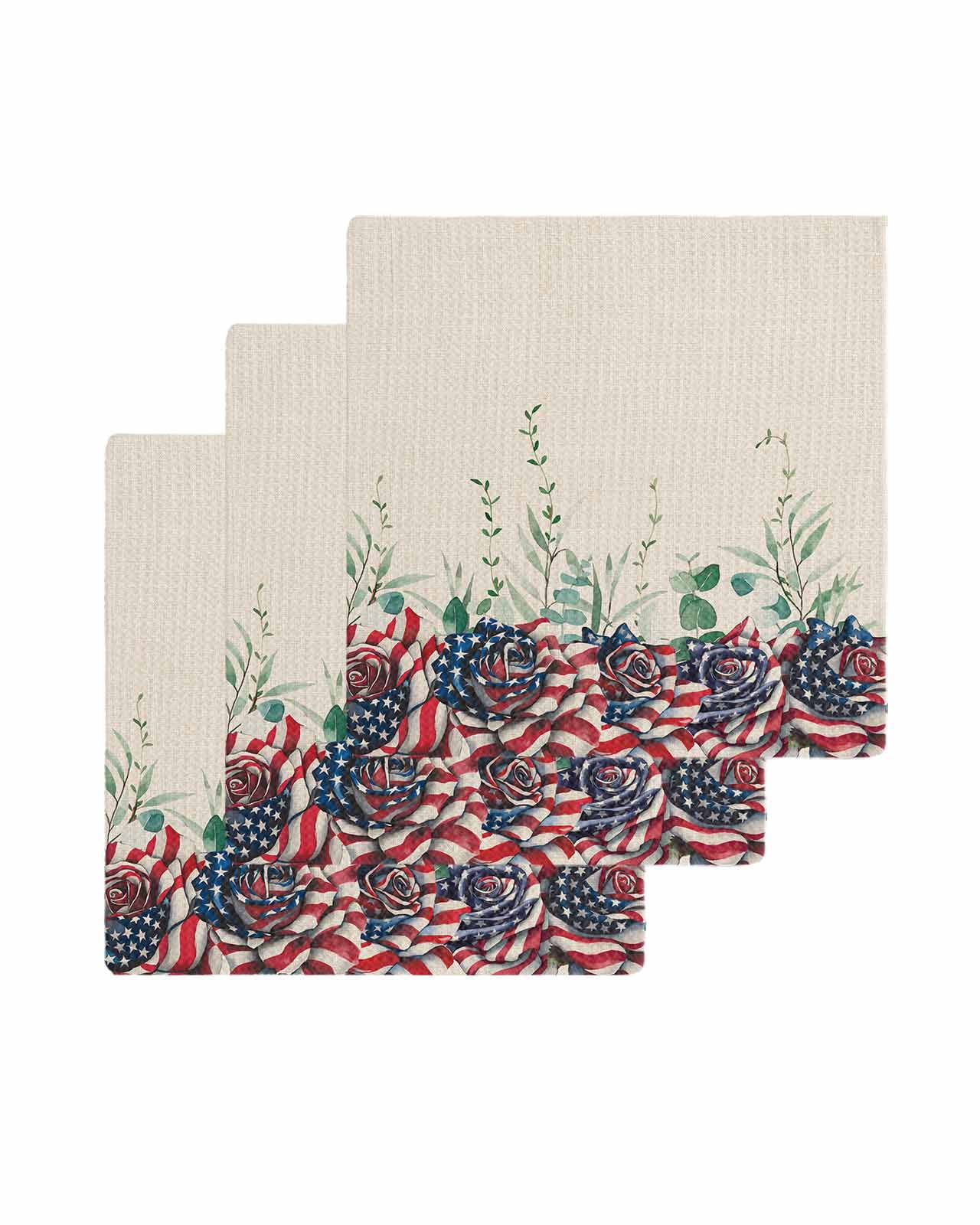 Independence Day Kitchen Dish Towels for Drying Dishes Set of 3 ...