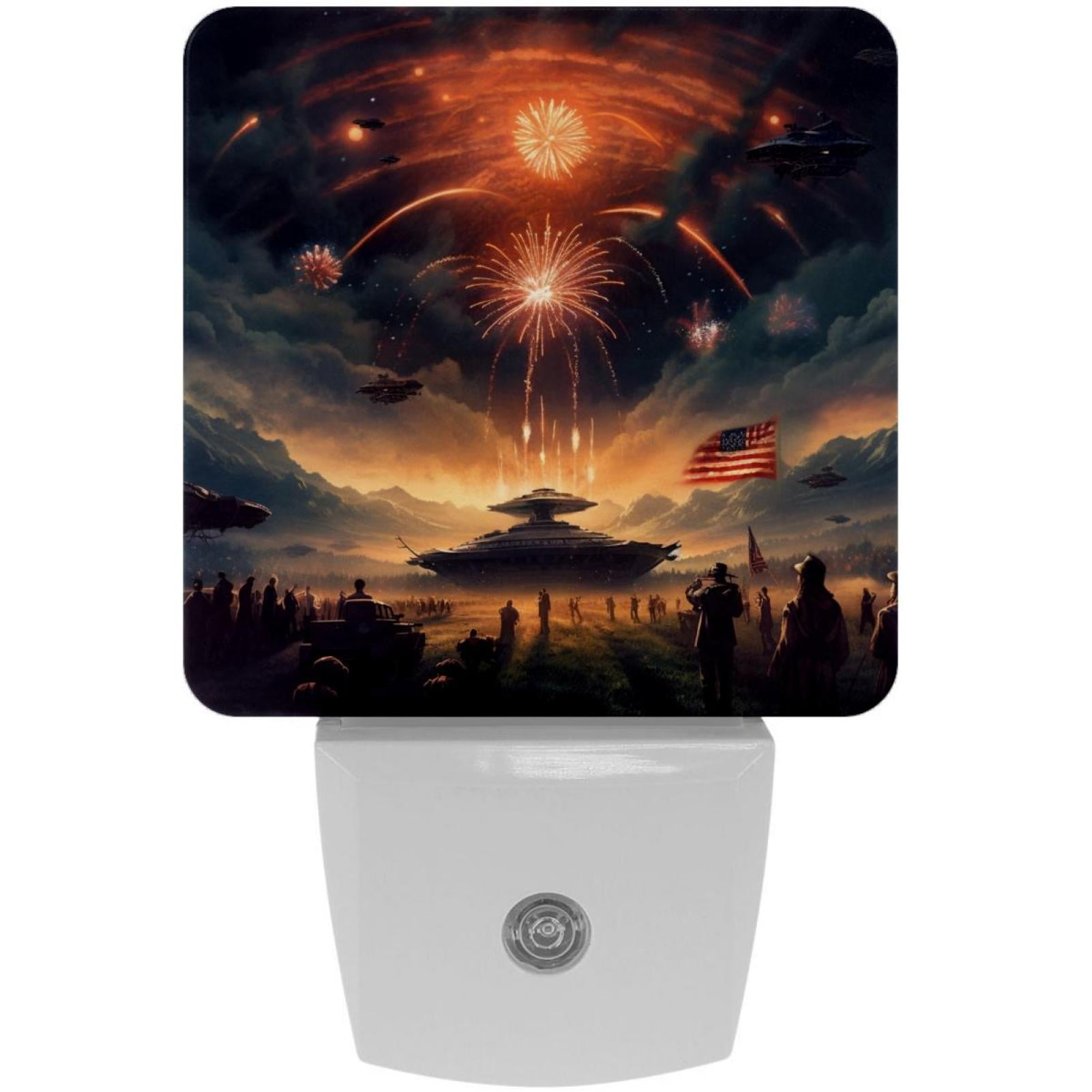 Independence Day LED Square Night Lights - Stylish and Energy-Efficient ...