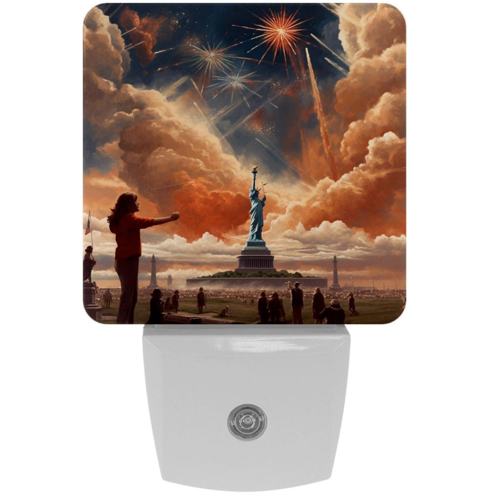 Independence Day LED Square Night Lights - Stylish and Energy-Efficient ...