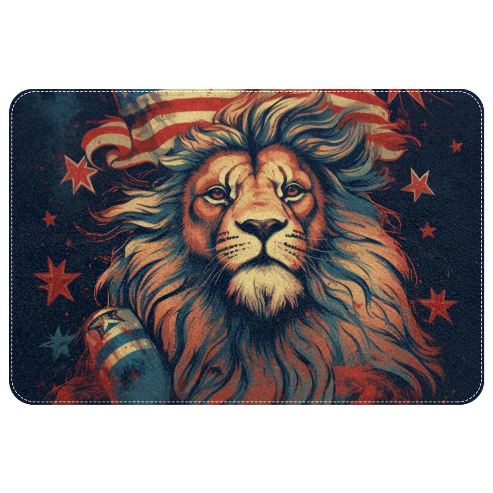Independence Day Large Right Angle Kitchen Mat Door Rug, Soft Floor ...