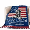Independence Day Military Boots Quilted Comforters Cooling Blanket ...