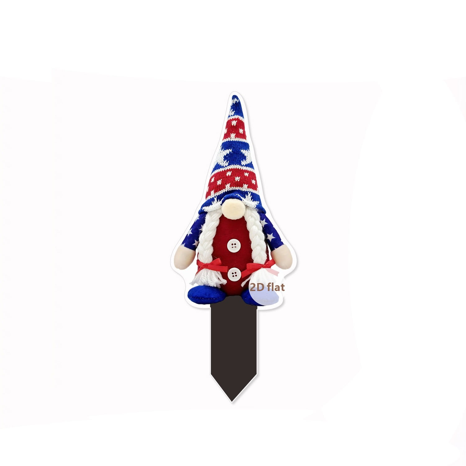 Independence Day Mini Ground Insertion 2D Flat Ground Insertion Garden ...