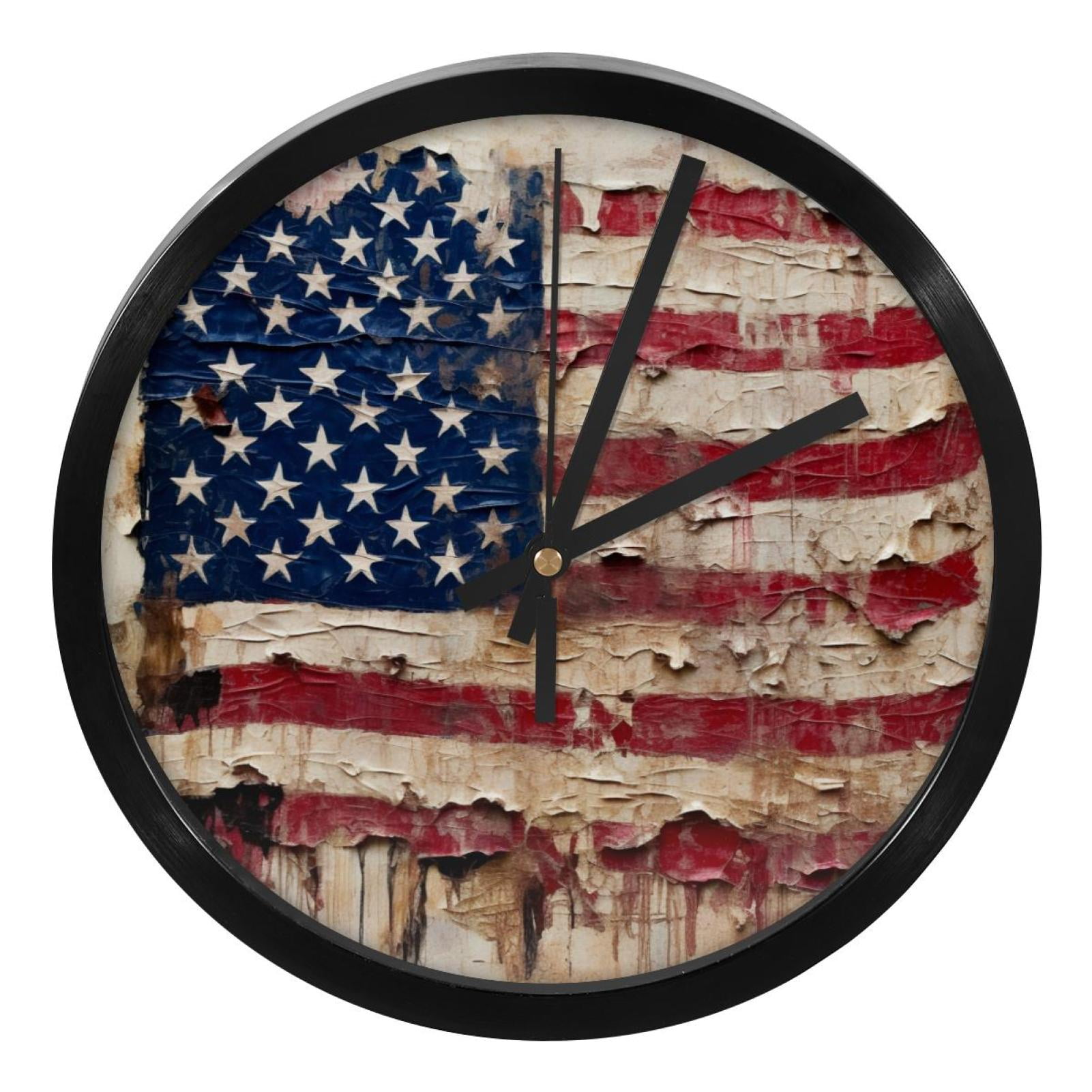 Independence Day Modern Wall Clock with Precise Quartz Movement for ...