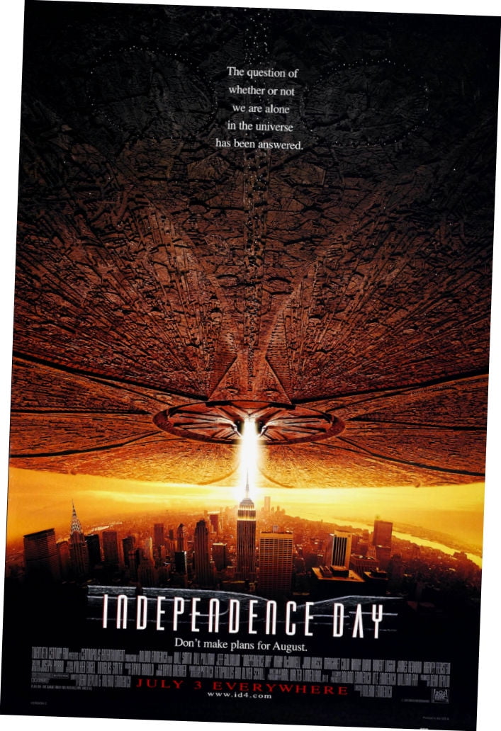 Independence Day Movie Poster 24x36 Art Poster 24x36 Multi-Color Square ...