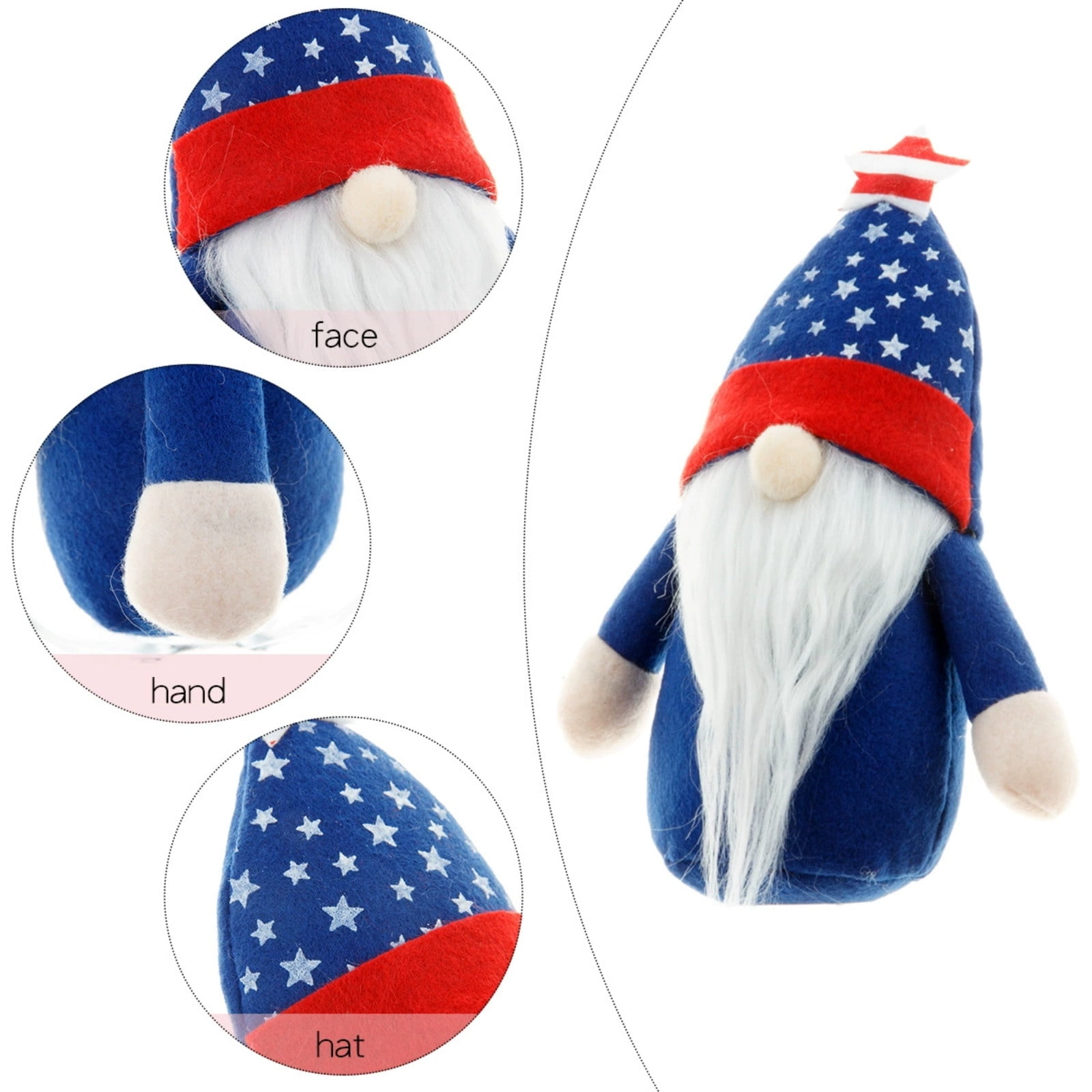 Independence Day New -Spangled Rudolph Round Cap Hanging Leg Doll ...