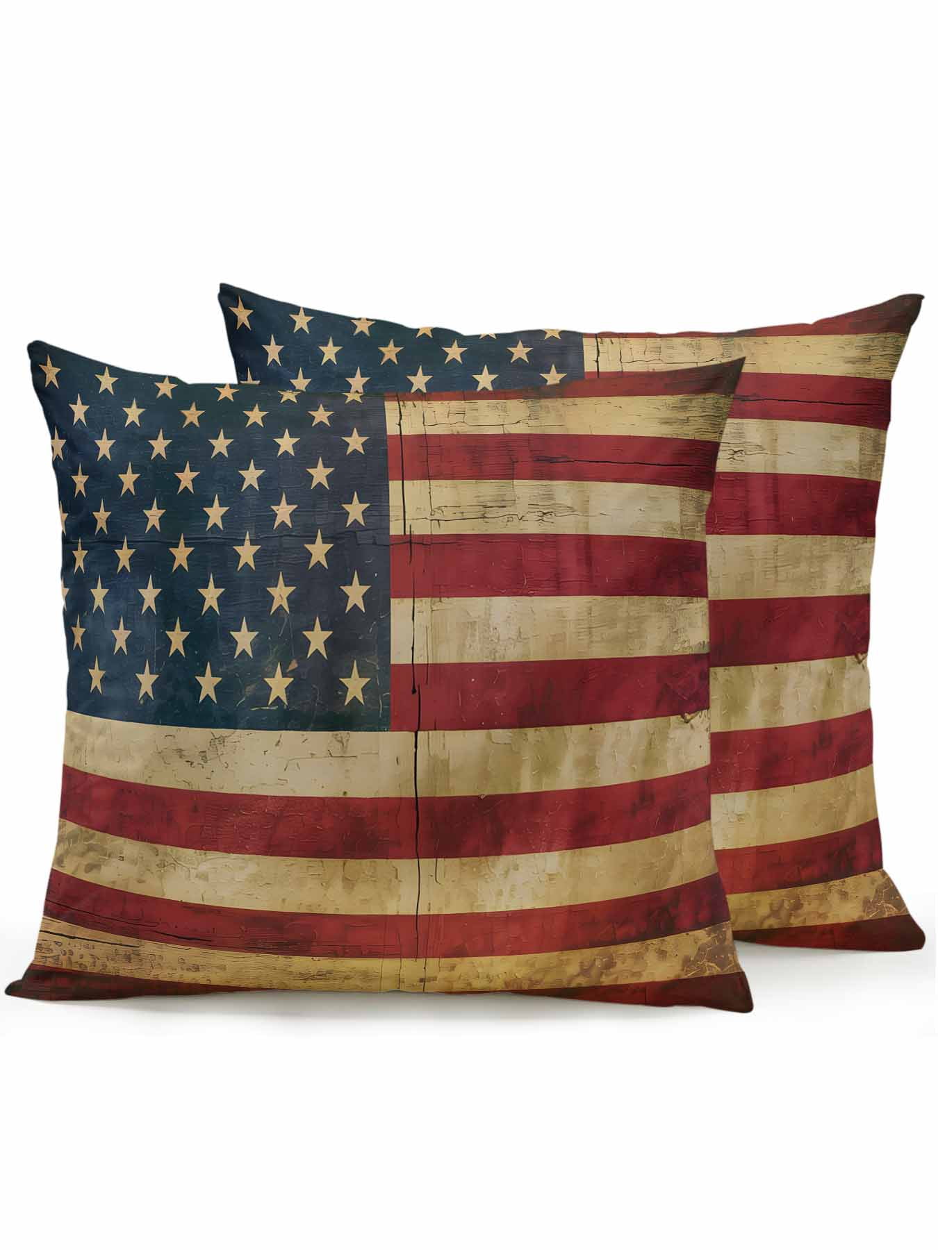 Independence Day Outdoor Throw Pillows with Inserts Set of 2, 18