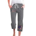 Independence Day Pants for Women Wide Leg Palazzo Boho Floral 2026 ...