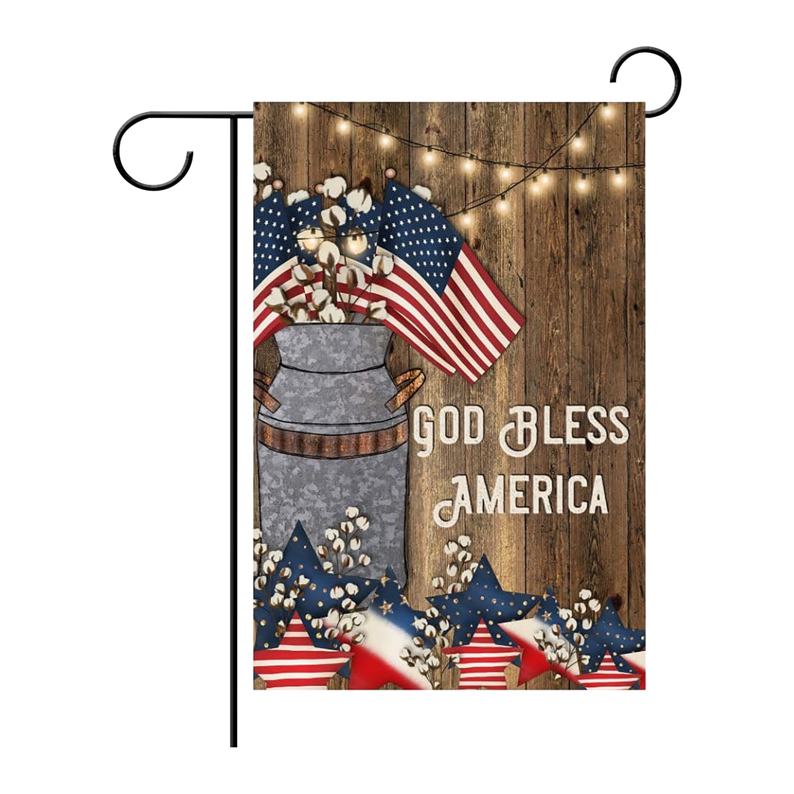 Independence Day Party Favors Garden Flag 12X18 Inches Double-Sided ...