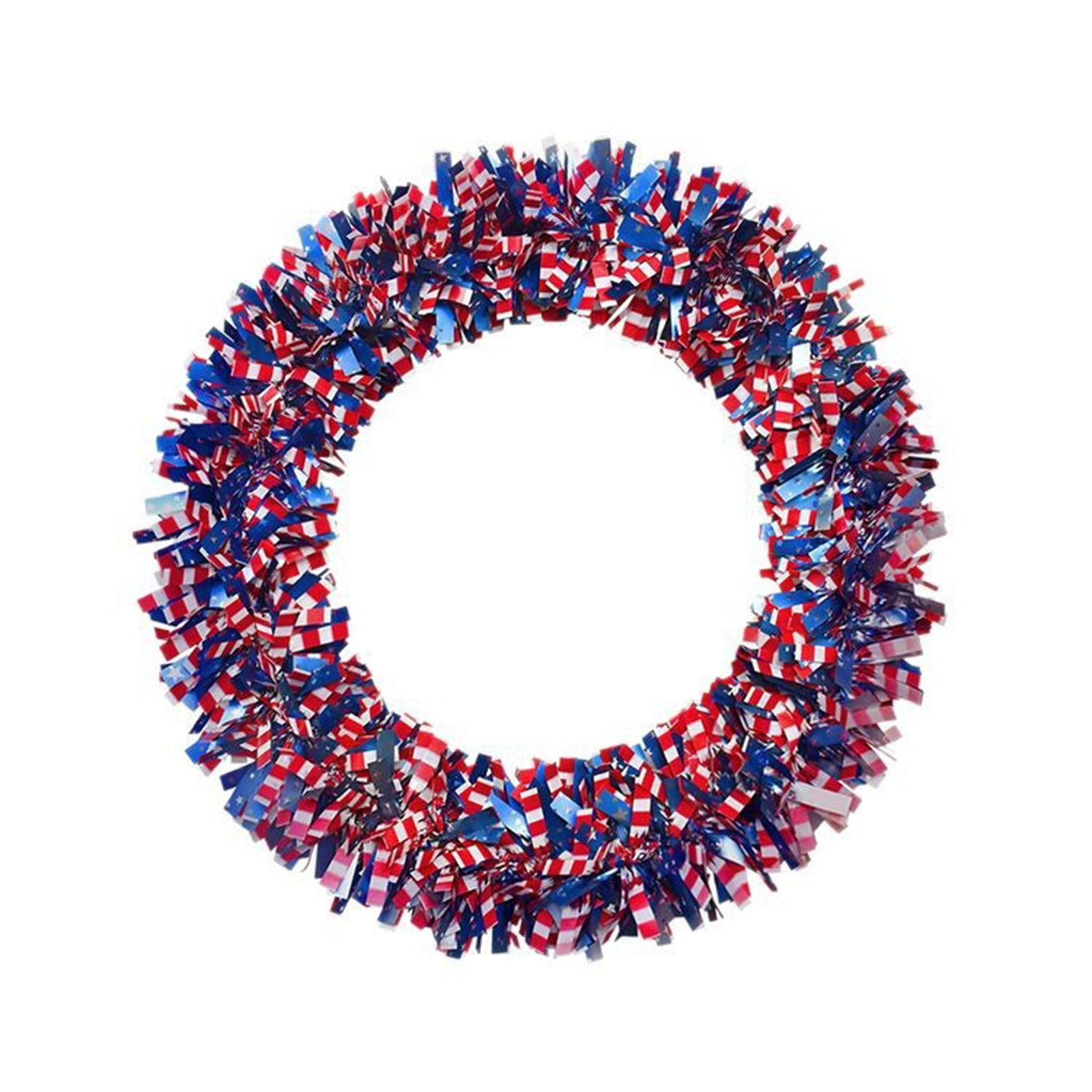 Independence Day Party Favors Patriotic Red White And Blue Tinsel ...