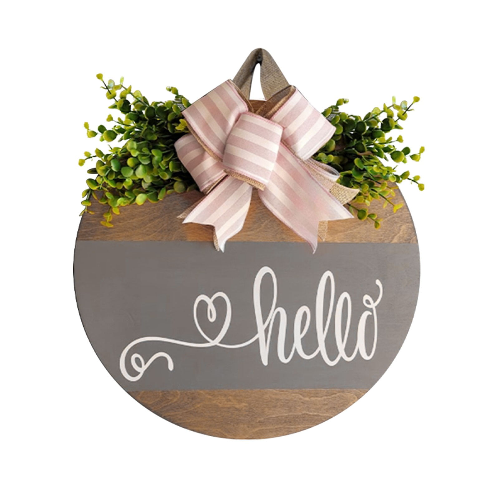 Independence Day Patriotic Flag Welcome Sign Front Door Decoration ...