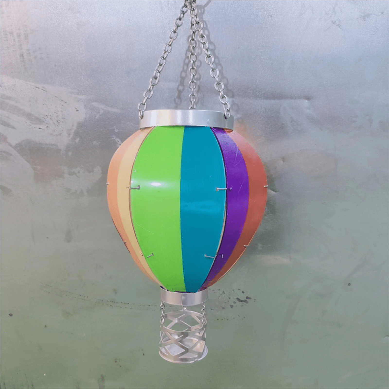 Independence Day Patriotic Hot Air Balloon Wind Chime American Flag ...