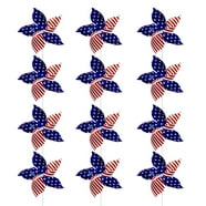 In the Breeze 2863 - Patriot Sparkle Pinwheel 8PC, 8" Colorful ...