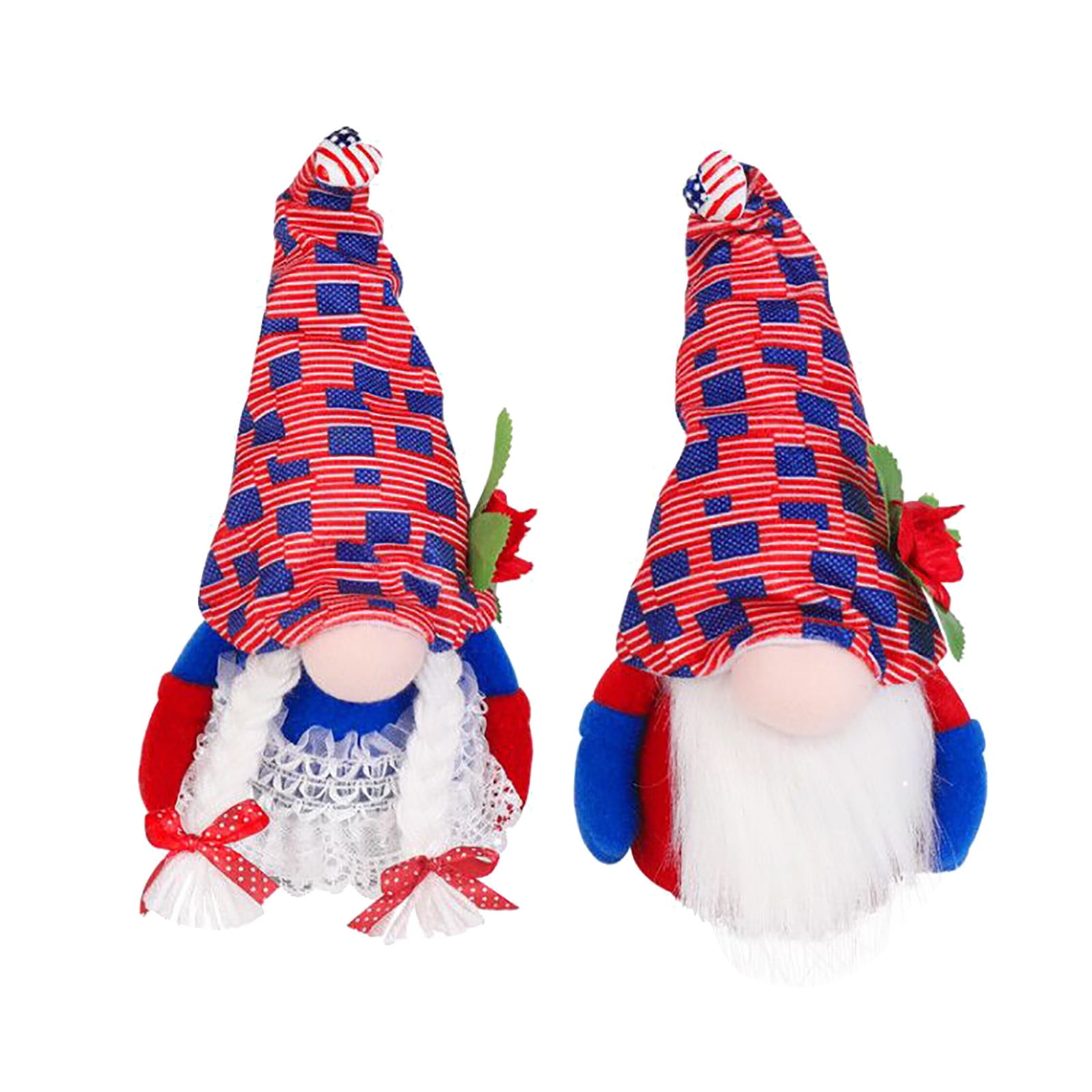 Independence Day Plush Independence Day Gnomes Plush 9x11cm Patriotic 2PC 2025 4th of July ...
