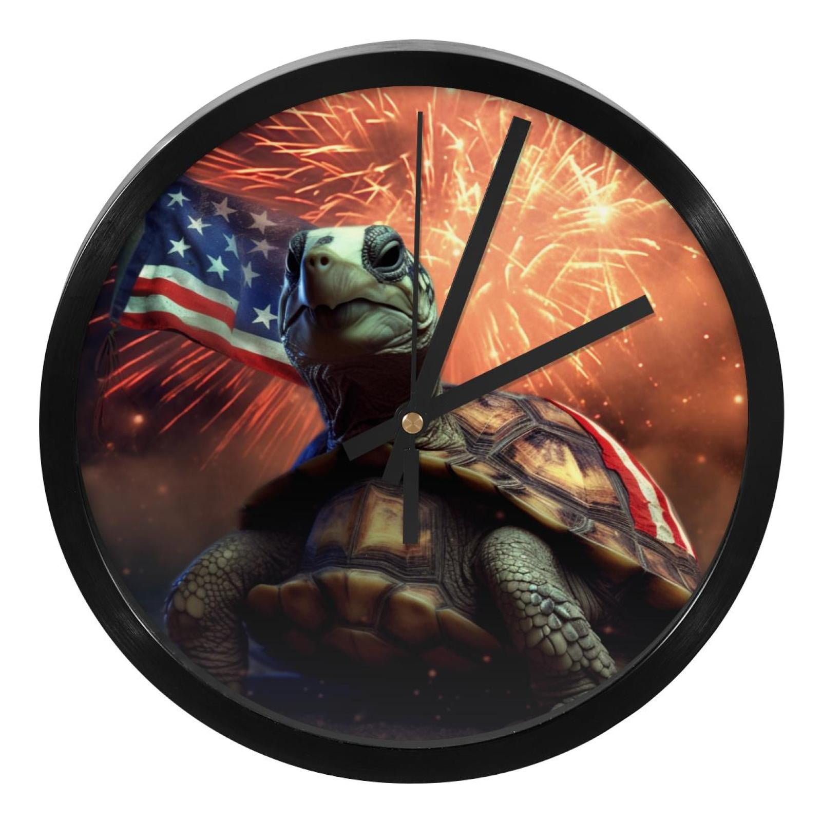 Independence Day Precise Quartz Movement Silent Wall Clock for Offices ...