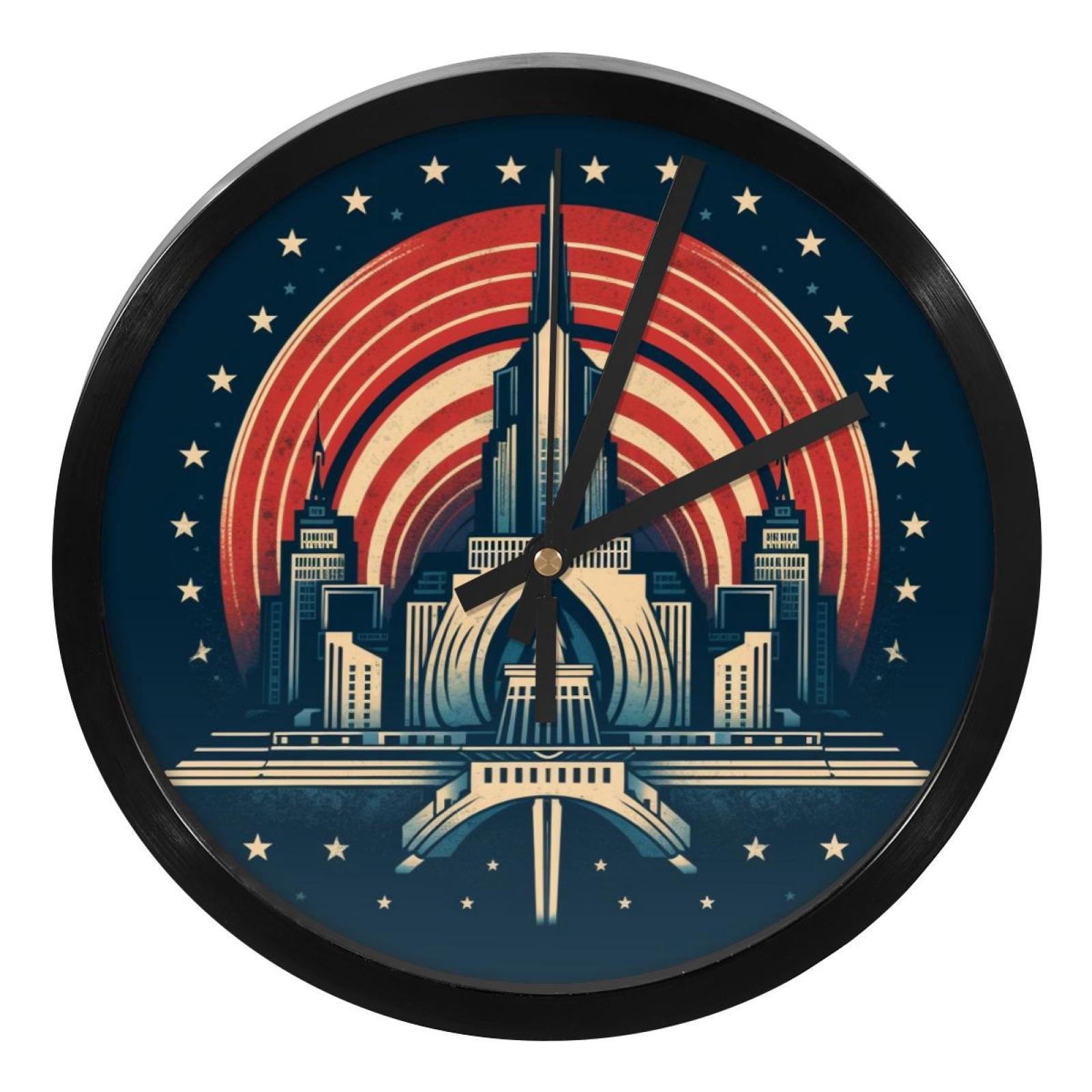 Independence Day Precise Quartz Movement Wall Clock for Offices ...