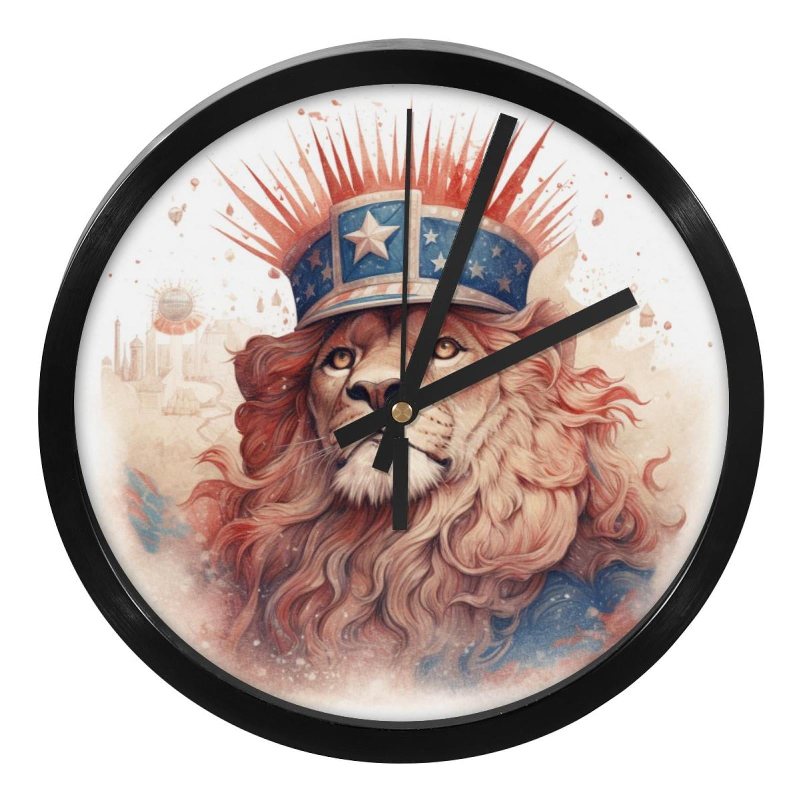 Independence Day Precise Quartz Wall Clock for Mother's Day Gift, 9.8x9 ...